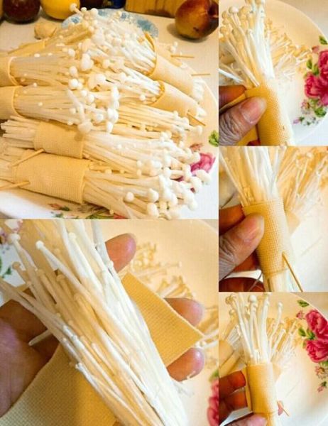 金针菇豆皮怎么做_金针菇豆皮卷的做法大全-第2张图片-山城妙识