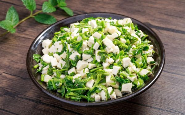 香椿拌内酯豆腐怎么做_香椿拌内酯豆腐热量高吗-第2张图片-山城妙识