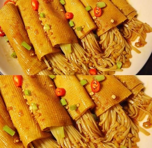 豆腐皮卷金针菇怎么做_豆腐皮卷金针菇的做法-第1张图片-山城妙识 豆腐皮卷金针菇怎么做_豆腐皮卷金针菇的做法-第1张图片-山城妙识