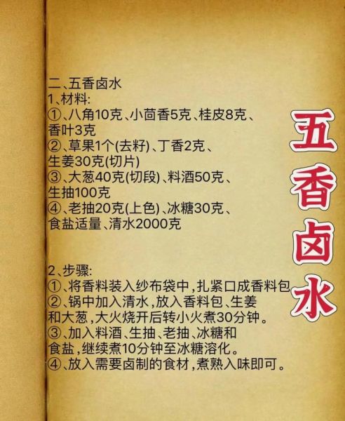 卤水怎么保存_卤水配方比例-第1张图片-山城妙识 卤水怎么保存_卤水配方比例-第1张图片-山城妙识