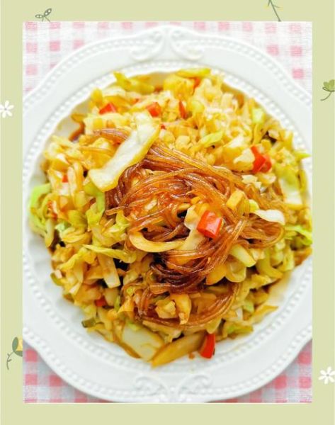 包菜粉丝怎么炒不粘锅_包菜粉丝做法家常版-第2张图片-山城妙识