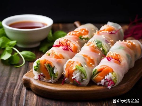 越南春卷蘸酱哪种好吃_鱼露柠檬还是花生酱-第1张图片-山城妙识