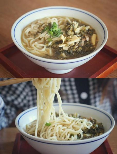 雪菜肉丝汤面怎么做_雪菜肉丝汤面家常做法-第1张图片-山城妙识