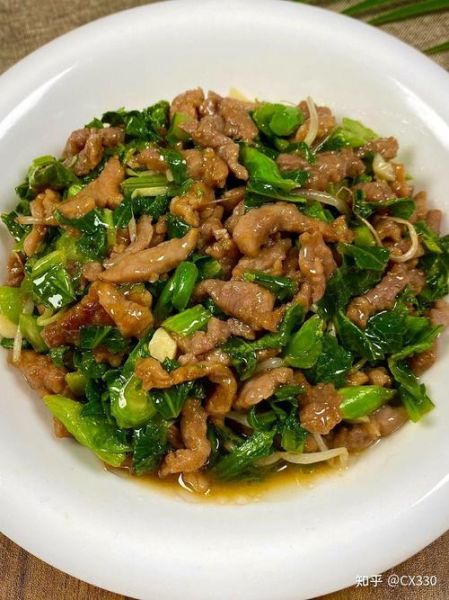 菜心炒肉怎么做_菜心炒肉用哪个部位肉-第3张图片-山城妙识