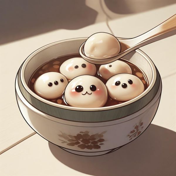 卡通汤圆图片可爱萌_怎么画才萌-第2张图片-山城妙识