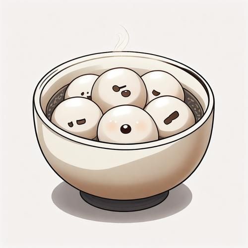 卡通汤圆图片可爱萌_怎么画才萌-第3张图片-山城妙识