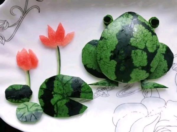 西瓜皮雕刻简单花式_新手也能学会的入门技巧-第1张图片-山城妙识