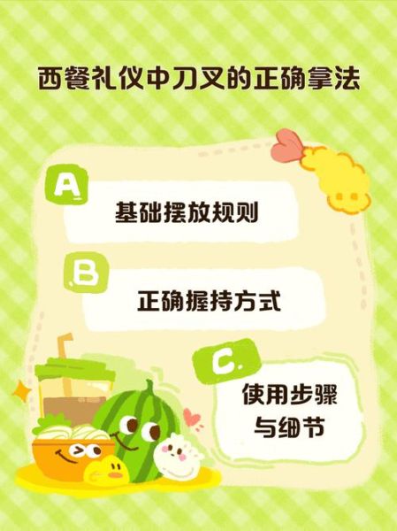 西餐刀叉怎么拿_吃西餐刀叉拿法图解-第2张图片-山城妙识