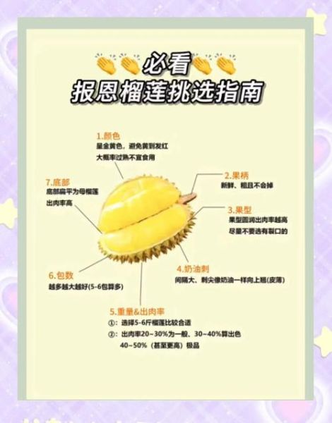 榴莲怎么挑_榴莲如何挑选-第1张图片-山城妙识