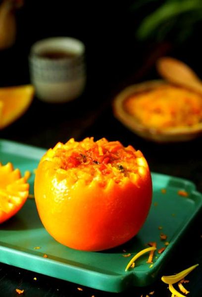 蟹酿橙怎么做_蟹酿橙的家常做法-第1张图片-山城妙识