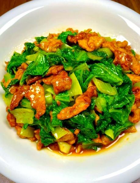 青菜炒肉丝怎么炒才嫩_青菜炒肉丝用啥肉最好-第1张图片-山城妙识