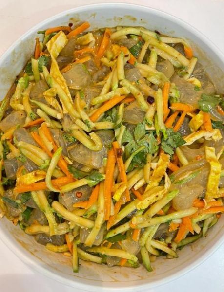 东北五彩大拉皮怎么凉拌_五彩大拉皮凉拌做法-第3张图片-山城妙识