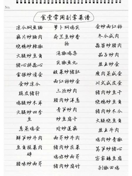 大锅菜一周菜谱大全_如何搭配不重复-第3张图片-山城妙识