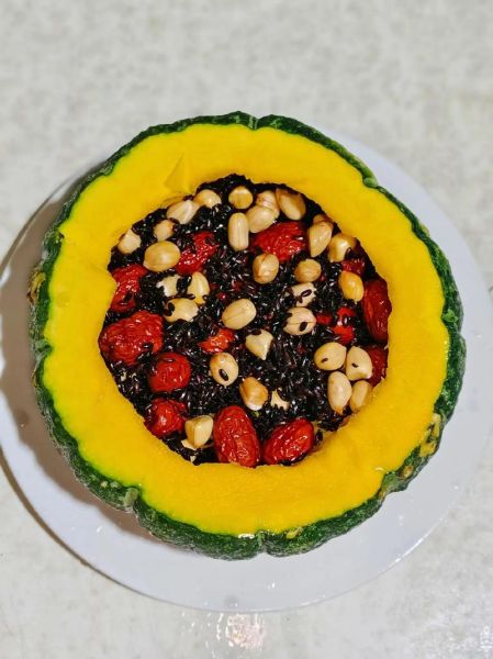 南瓜糯米饭的做法大全_南瓜糯米饭怎么蒸才软糯-第1张图片-山城妙识