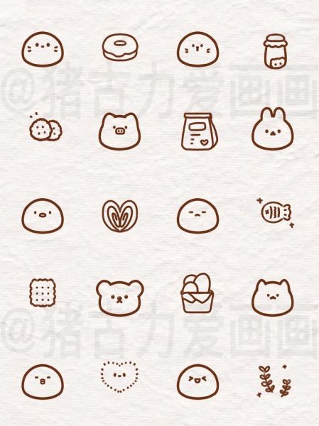 圣诞节饼干简笔画怎么画_零基础也能学会的步骤-第2张图片-山城妙识