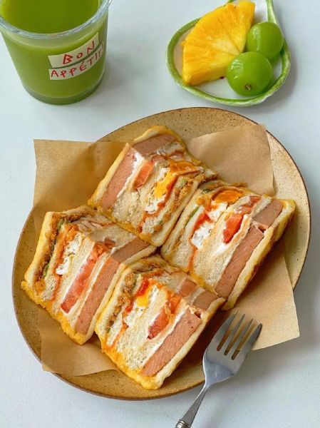 早餐三明治怎么做_上班族5分钟快手早餐-第1张图片-山城妙识