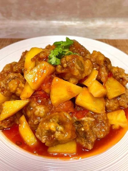 菠萝酸甜排骨怎么做_家常做法步骤详解-第2张图片-山城妙识