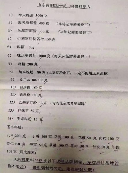 正宗黄焖鸡酱料怎么做_黄焖鸡酱料配方比例-第2张图片-山城妙识 正宗黄焖鸡酱料怎么做_黄焖鸡酱料配方比例-第2张图片-山城妙识
