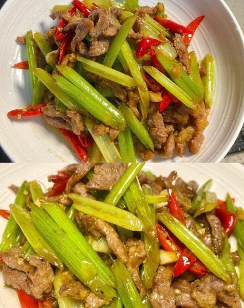 芹菜炒牛肉怎么做才嫩_正宗川菜芹菜炒牛肉做法-第2张图片-山城妙识