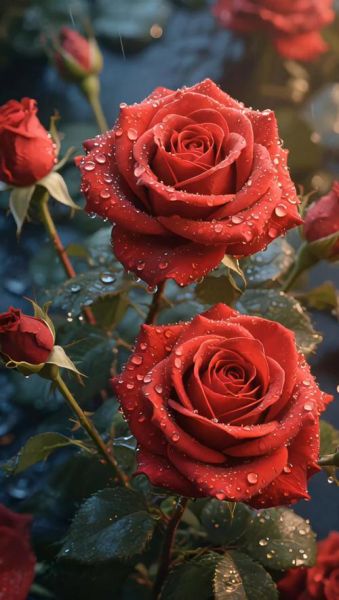 红玫瑰图片大全哪里找_红玫瑰高清壁纸怎么下载-第1张图片-山城妙识