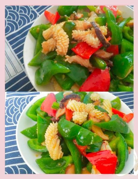 青椒炒鱿鱼丝怎么炒才嫩_青椒炒鱿鱼丝的家常做法-第1张图片-山城妙识 青椒炒鱿鱼丝怎么炒才嫩_青椒炒鱿鱼丝的家常做法-第1张图片-山城妙识