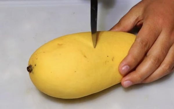 怎样削芒果皮最简单_芒果去皮不脏手的方法-第2张图片-山城妙识 怎样削芒果皮最简单_芒果去皮不脏手的方法-第2张图片-山城妙识