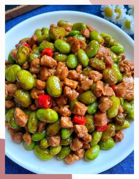 毛豆炒肉怎么做好吃_家常毛豆炒肉做法窍门-第2张图片-山城妙识