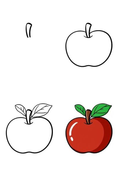 水果简笔画大全_如何快速学会-第1张图片-山城妙识