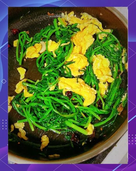 空心菜炒鸡蛋怎么做_空心菜炒鸡蛋要不要焯水-第1张图片-山城妙识
