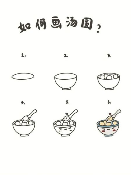 冬至汤圆简笔画怎么画_冬至汤圆简笔画步骤-第1张图片-山城妙识 冬至汤圆简笔画怎么画_冬至汤圆简笔画步骤-第1张图片-山城妙识