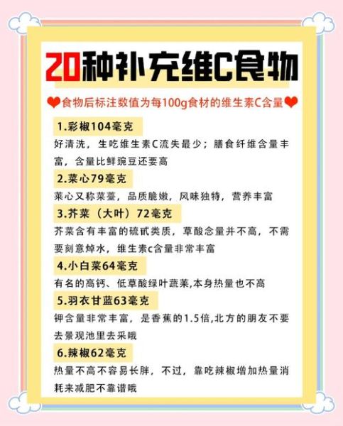 蔬菜水果的营养价值_哪些蔬菜维生素C最高-第3张图片-山城妙识