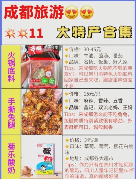 成都必带回的特产有哪些_成都特产推荐清单-第1张图片-山城妙识