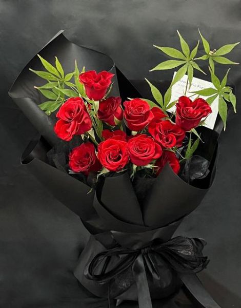 红玫瑰花束图片_如何挑选高清素材-第3张图片-山城妙识