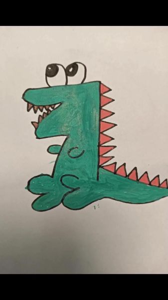 怎么画鱼简单又好看_儿童画鱼步骤图-第2张图片-山城妙识