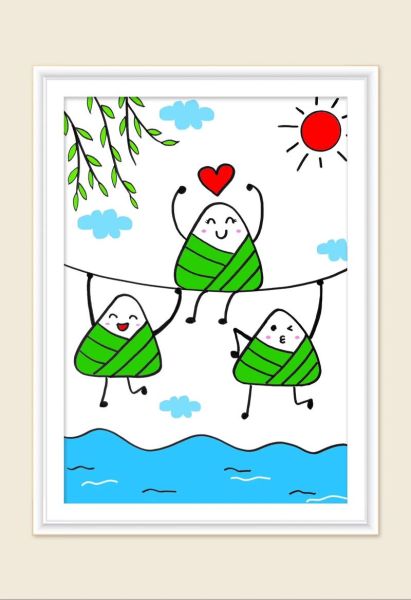 粽子卡通图片怎么画_粽子卡通简笔画教程-第3张图片-山城妙识 粽子卡通图片怎么画_粽子卡通简笔画教程-第3张图片-山城妙识