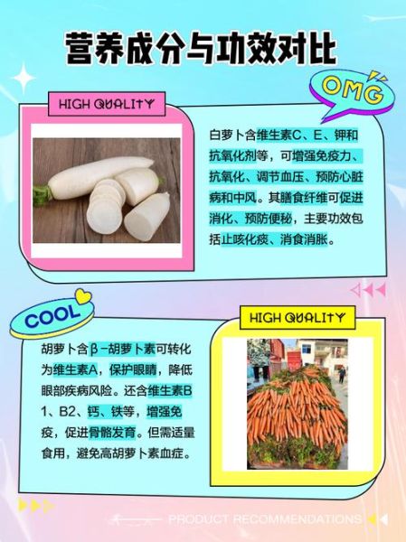白萝卜和胡萝卜的功效与作用_哪个更适合冬天吃-第3张图片-山城妙识