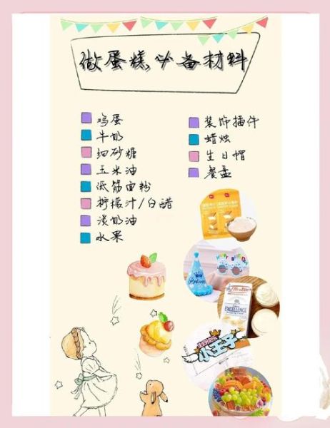 自制蛋糕需要哪些材料_新手做蛋糕必备清单-第1张图片-山城妙识