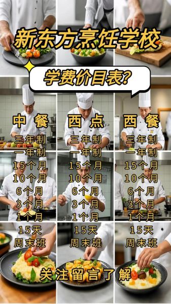 武汉新东方烹饪学校学费多少钱_各专业收费标准-第1张图片-山城妙识
