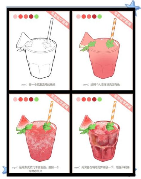 沙冰简笔画怎么画_沙冰图片简笔画步骤-第2张图片-山城妙识