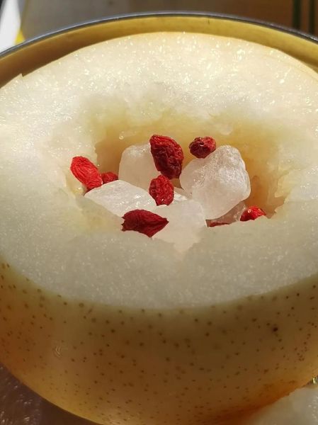 冰糖梨怎么做止咳_冰糖梨图片做法大全-第1张图片-山城妙识