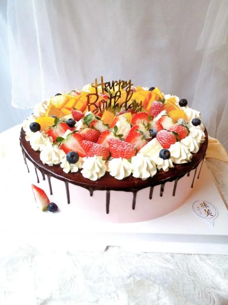 生日蛋糕水果造型图片怎么做_适合送女生的款式推荐-第2张图片-山城妙识