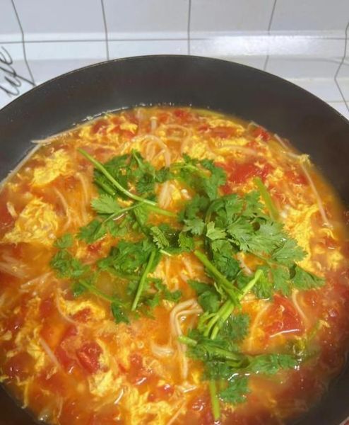 番茄蛋汤高清图片_怎么拍才好看-第1张图片-山城妙识