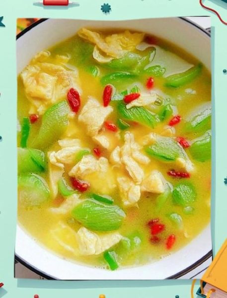 丝瓜毛豆蛋汤的做法_丝瓜毛豆蛋汤的功效-第1张图片-山城妙识