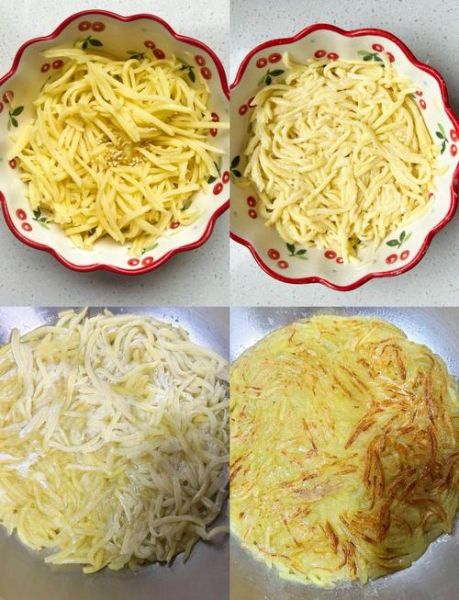 土豆丝饼用面粉还是淀粉_哪个更酥脆-第1张图片-山城妙识