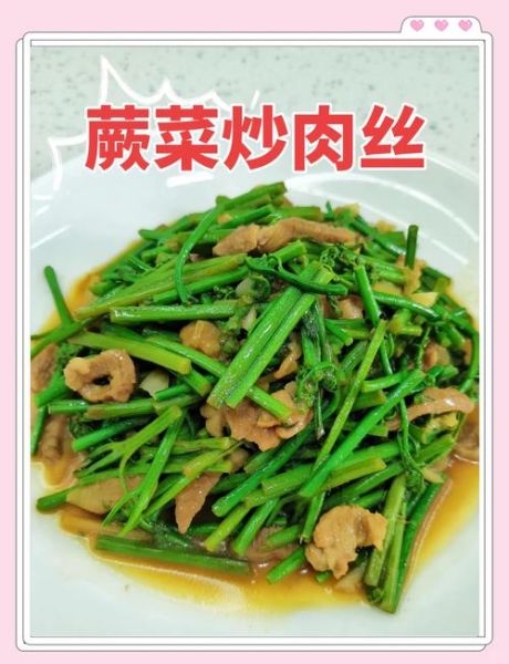 蕨菜炒肉怎么做_蕨菜炒肉需要焯水吗-第1张图片-山城妙识