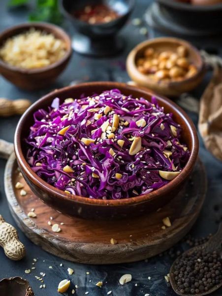 凉拌紫甘蓝怎么做_紫甘蓝怎么做好吃又简单-第2张图片-山城妙识