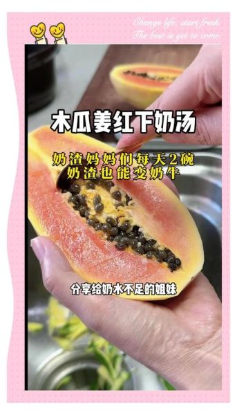 木瓜牛奶下奶的做法_木瓜牛奶下奶效果好吗-第1张图片-山城妙识