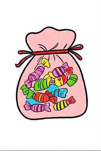 糖果简笔画彩色可爱_怎么画才好看-第2张图片-山城妙识