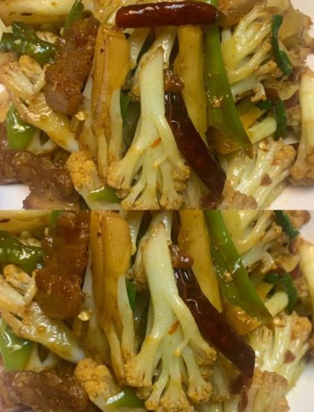 花菜炒五花肉怎么做_花菜炒五花肉用焯水吗-第3张图片-山城妙识