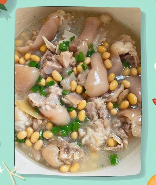 产妇黄豆猪蹄汤的做法_猪蹄汤下奶吗-第3张图片-山城妙识